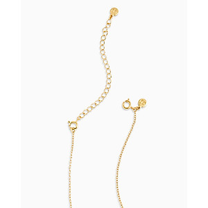 gorjana Women's 3 Inch Adjustable Necklace Extender, 18k Gold Plated