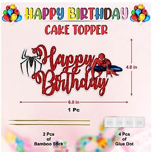 Seyal® Spidrman Happy Birthday Cake Topper