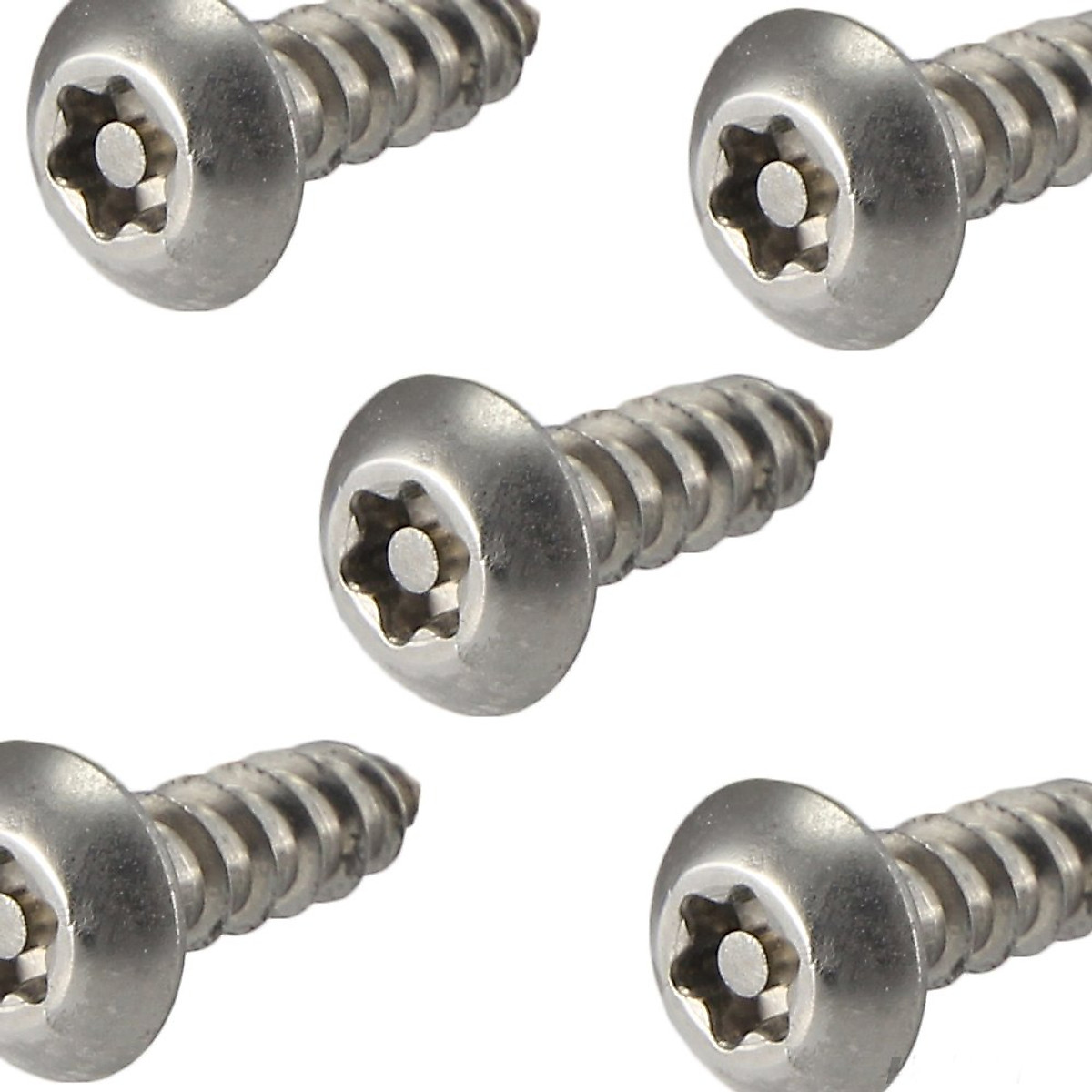 Fastenere Torx Security Sheet Metal Screws - #12 x 3/4" (25-Pack) Button Head, Tamper-Resistant, Anti Theft Stainless Steel Screws for Higher Level of Safety & Secure Fastening Solution