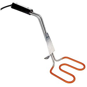 Ivation Premium 500W Electric Charcoal Starter – Quickly & Easily Ignite BBQ Grills Without Lighter Fluid or Matches – Double-Ring Design with Longer, Angled Handle Safely Heats in Just 6 Minutes