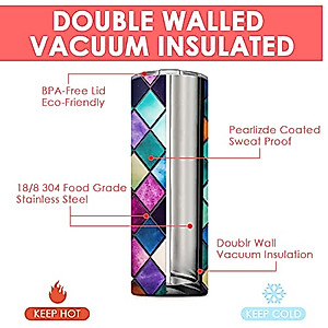 Deitybless Sublimation Tumblers bulk 20 oz Skinny,Stainless Steel Double Wall Insulated Straight Sublimation Tumbler Cups Blank White with Lid,Polymer Coating for Heat Transfer