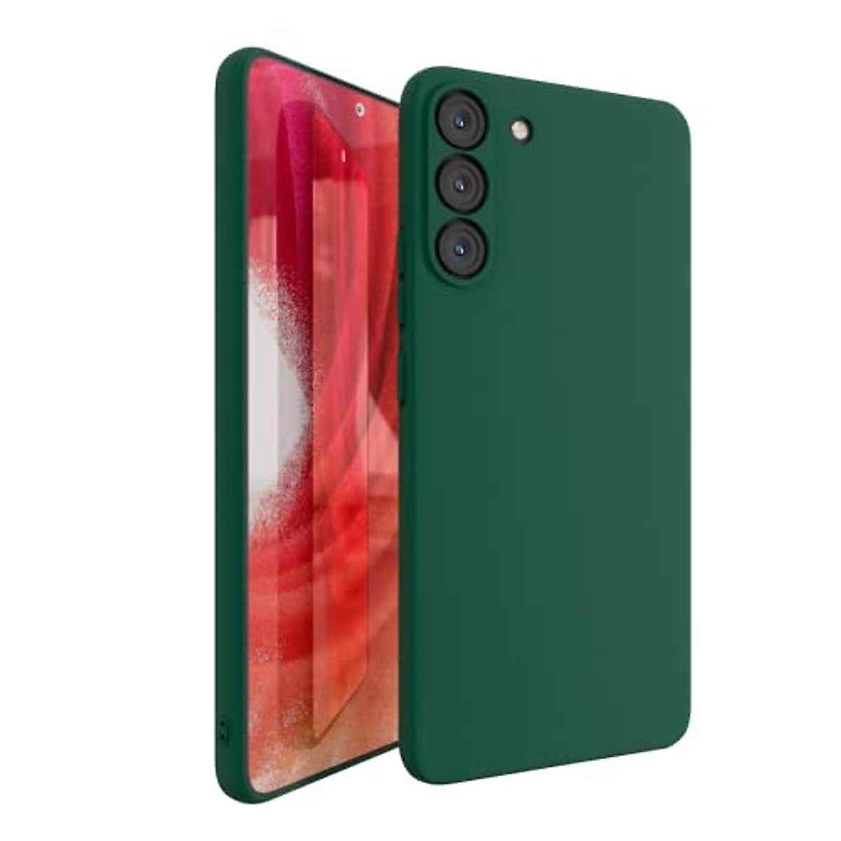TR4U for Samsung Galaxy S23 Plus 5G Silicone Case Cover, Full-Body Protective Cover, Shockproof Phone Case for Samsung Galaxy S23 Plus 6.6" (2023) (Pine Green)