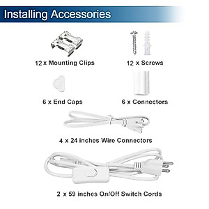 JESLED LED Shop Light 4FT, 36W 4500LM 6500K Cool White, T8 Integrated LED Light Fixture, High Output, V-Shape, Linkable 48'' LED Tube Lights for Garage, Workshop, Warehouse (6-Pack)