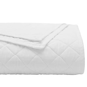 Red Land Cotton Classic Luxury Quilt | American Grown 100% Cotton Batting | Lightweight All Season USA Made Vintage Style Bedspread | Durable Oversized and Machine Washable | Soft King/Cal King White