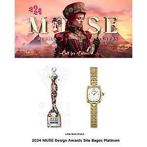 FIYTA Small Gold Watch Series Women's Watch, Rectangular Case, Adjustable Stainless Steel Bracelet, Wrapped by Stylish Gift Box, Elegant Present Watch for Women