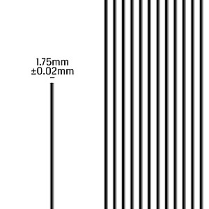 SainSmart PRO-3 Tangle-Free Premium 1.75mm PETG 3D Printer Filament, Black PETG, 2.2 LBS (1KG) Spool, Dimensional Accuracy +/- 0.02mm