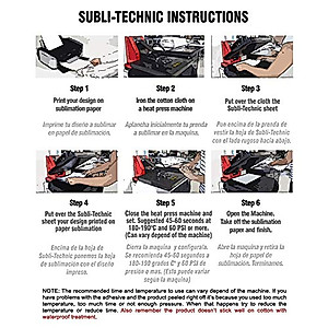 Subli-Technic Cotton Sublimation Dark & Light Cloth Fabric Sheet Pack (A4 x 20 Units) (21cmx29cm)