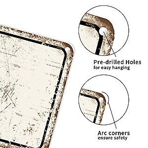 Exit Wall Art Decor Metal Sign Exit Decor Metal Sign Iron Painting Quality Metal Sign Road Street Signs Retro Garage Signs For Men for Front Porch Garden Outdoor 24x6in Birthday Housewarming Gift