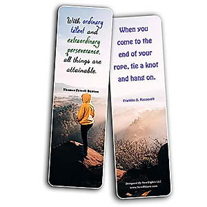 Inspirational Quotes Bookmarks Cards Series 2 (30 Pack) - Handy Inspirational Quotes - Stocking Stuffers Adoration Devotional Bible Study - Church Ministry Supplies Classroom Teacher Incentive Gifts