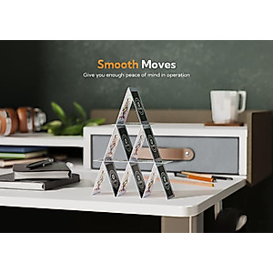 Claiks Standing Desk with Drawers, Stand Up Electric Standing Desk Adjustable Height, Sit Stand Desk with Storage Shelf and Splice Board, 55 Inch, White