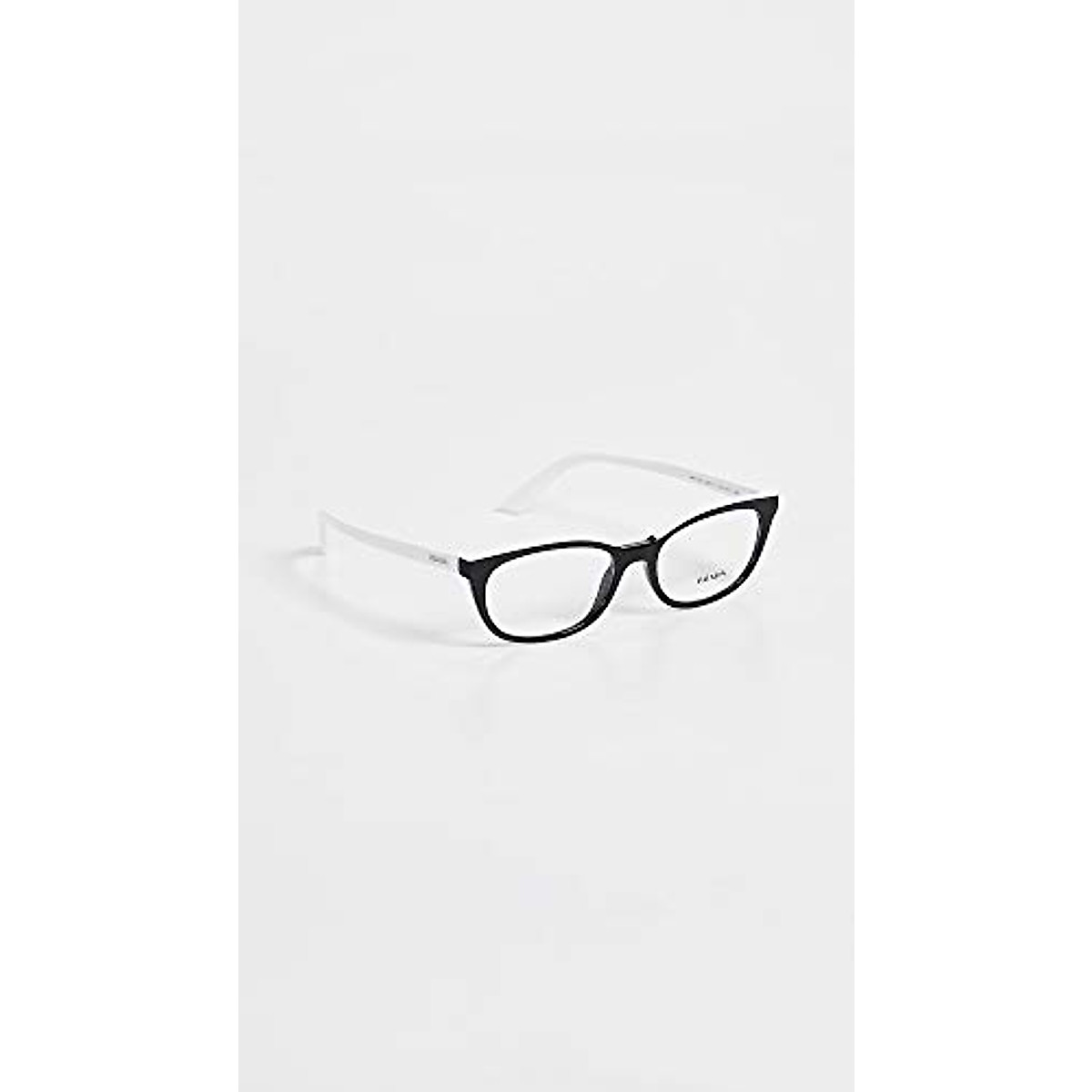 Prada PR 13VV - YC41O1 Eyeglasses Black/white W/Demo Lens 53mm