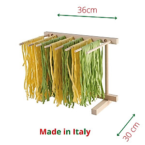 Eppicotispai EP 102 Natural Beechwood Collapsable Pasta Drying Rack