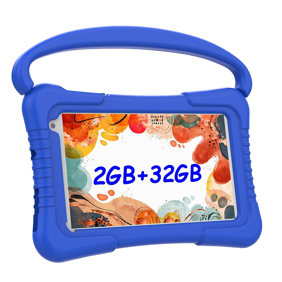 ATOZEE Kids Tablet 7 inch, Android 11 Toddler Tablets, Tablet for Kids 32GB Storage 2GB RAM, 1024x600 IPS HD Touchscree, Quad-Core Processor with WiFi Bluetooth Dual Camera (Blue)