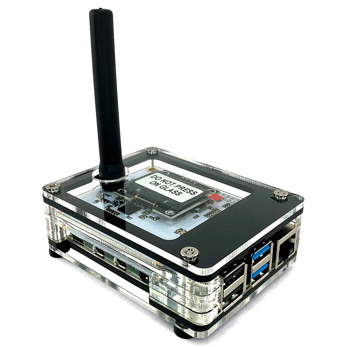 C4Labs-Dual Band Case Kit fits: Zumspot Dual Band Rpi 1.0 & Raspberry Pi 3B+ & 4B