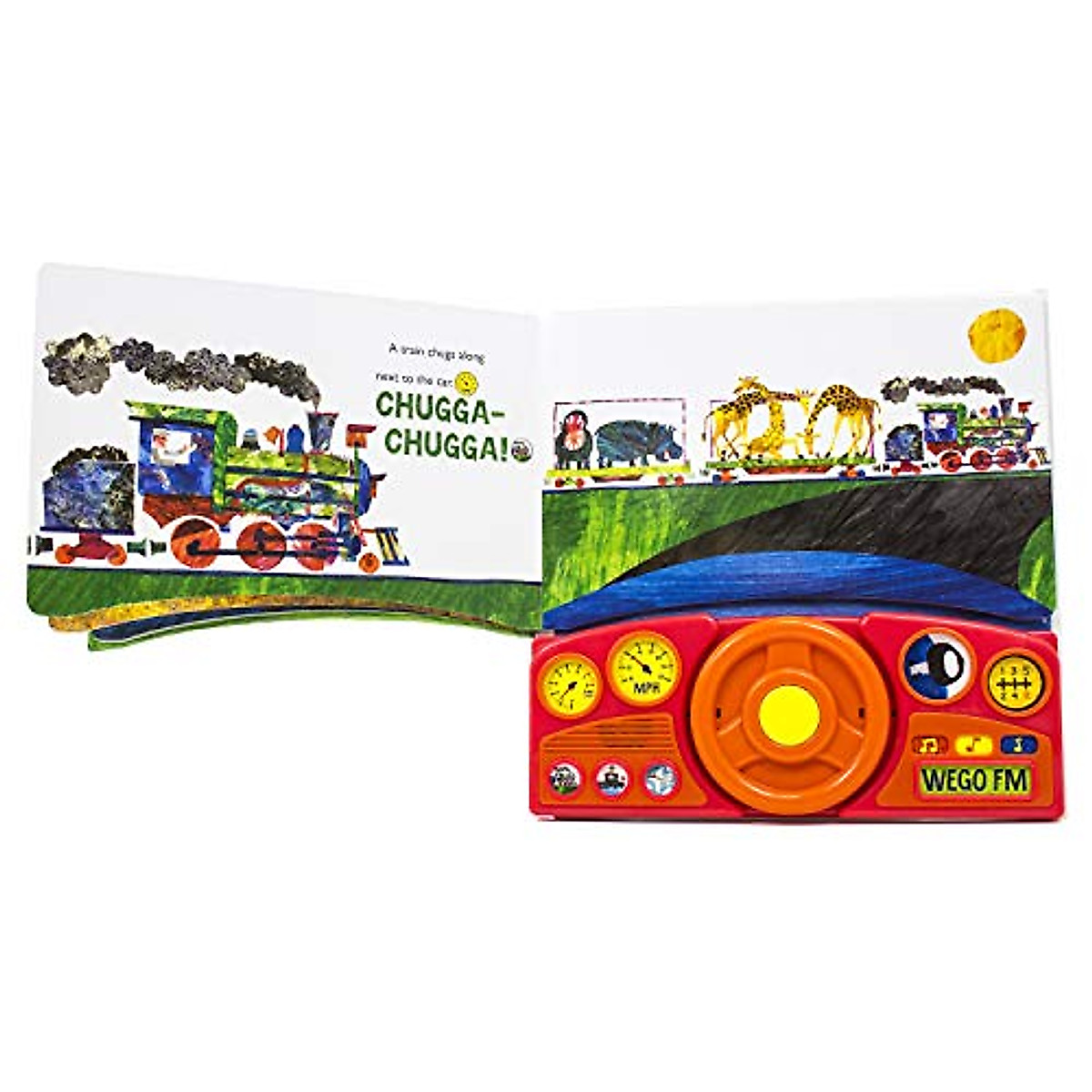 World of Eric Carle, Here we Go Little Steering Wheel Sound Book - PI Kids (The World of Eric Carle)