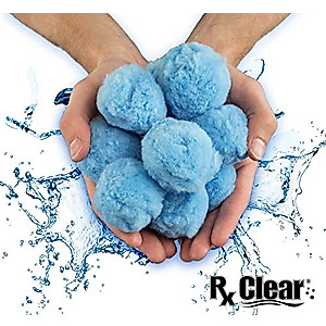 Rx Clear Blue Luster Filter Media for Swimming Pool Sand Filters | Alternative to Sand and Filter Glass | Specialty Technology Helps Keep Pools Clean | Lasts for Several Seasons | Individual Pack