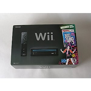 Nintendo Wii Console with Just Dance 3 Bundle - Black