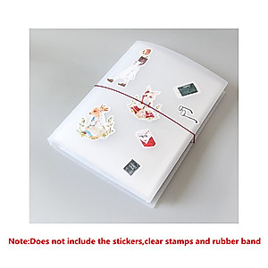 arriettycraft Clear Stamps Storage Cutting Dies Storage Paper Craft Keeper Cards Storage Photo Storage Storage Keeper Cards Folder Storage for DIY Scrapbooking Arts Crafts Collecting Album