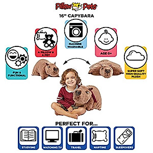 Pillow Pets Disney Encanto Capybara Stuffed Animal Plush, 16”