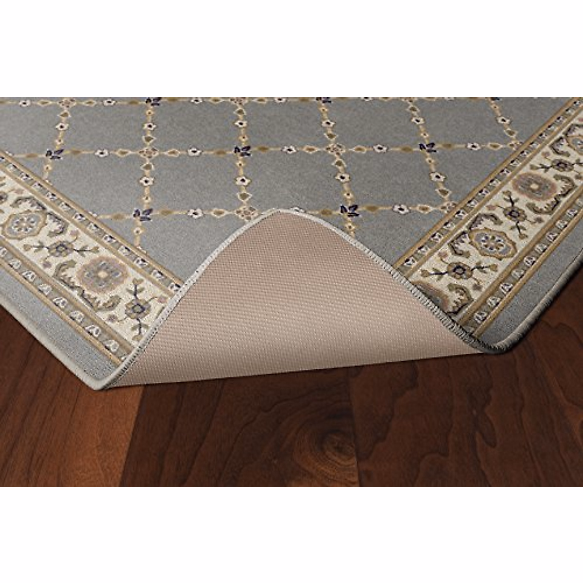 Brumlow MILLS Premier Traditional Floral Print Pattern Home Indoor Area Rug for Living Room Decor, Dining, Kitchen or Bedroom, 22" x 60", Mineral Blue