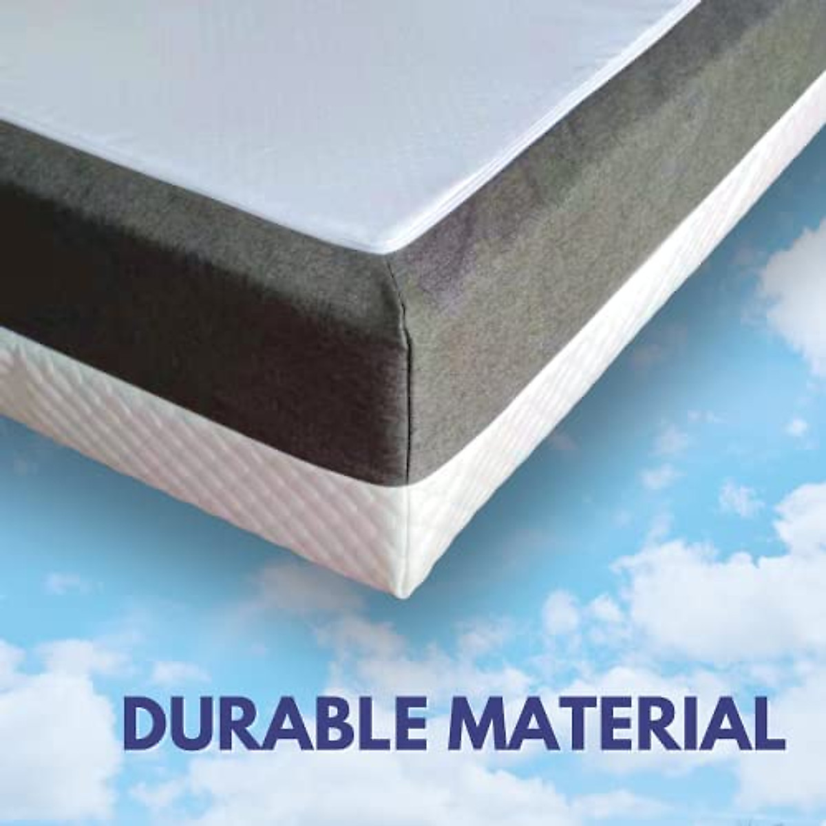 bedreamy Cool Gel Ventilated Memory Foam 10-Inch Mattress Cool Gel Ventilated Memory Foam (Grey, Full)