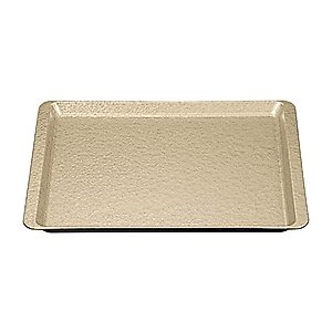 Fukui Craft SL 11008305 Heat Resistant Shaku 3 Brim, Wood Grain Tray, Champagne Gold