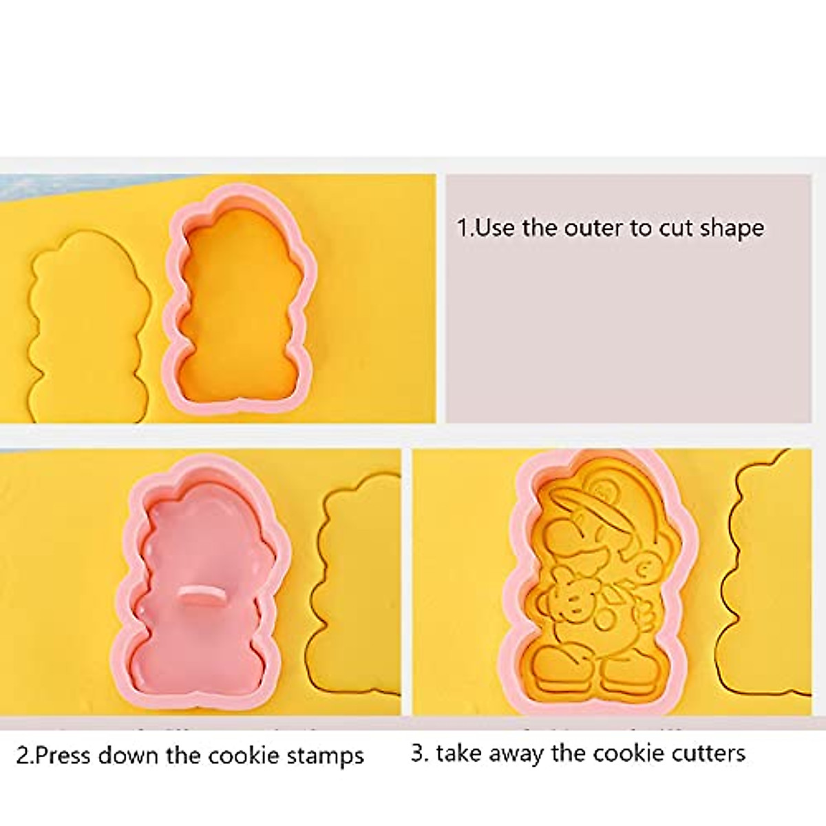 Mario Cookie Cutters, Mario Cookie Cutter Set, Mario Bros Cookie Cutter, Mario Mold, Mario Brothers Cookie Cutters, Mario Bross Cookie Cutter, Cookie Cutter Mario, Molde De Mario Bros