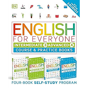 English for Everyone: Intermediate to Advanced Box Set - Level 3 & 4 : ESL for Adults, an Interactive Course to Learning English