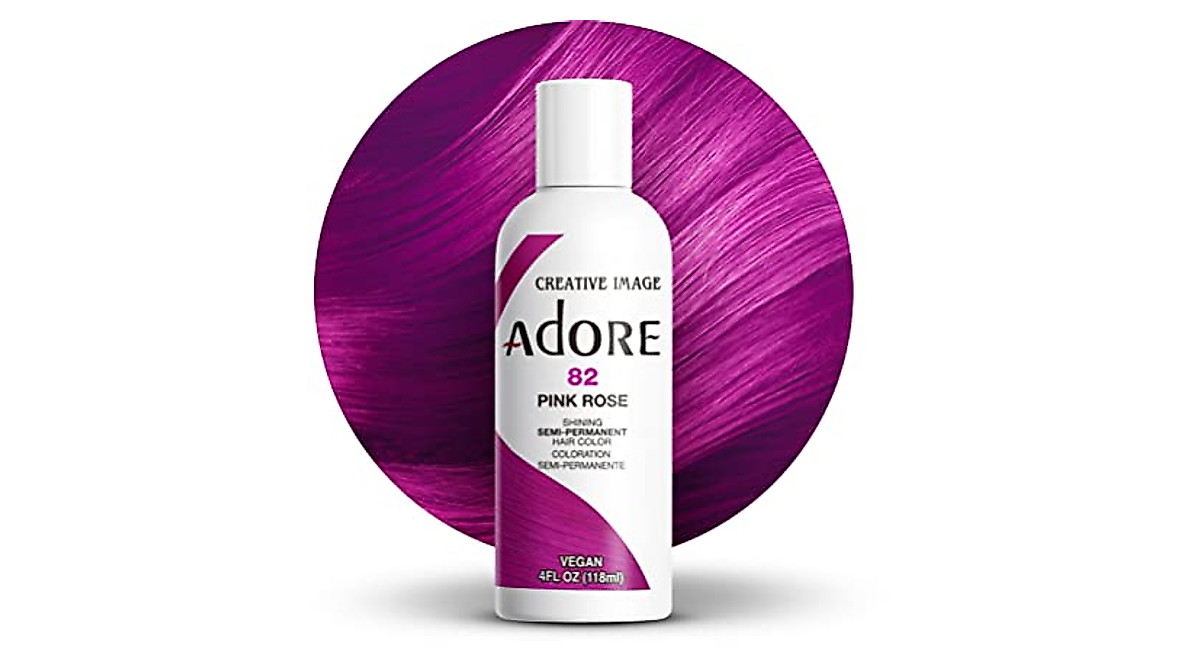 Adore Semi Permanent Hair Color - 082 Pink Rose