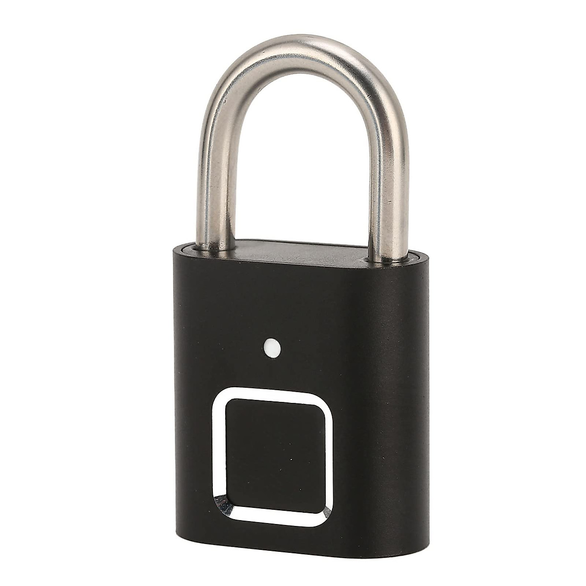 Smart Keyless Fingerprint Padlock, Biometric Fingerprint Padlock Prevent Theft Dustproof Rechargeable for Fence for Gym for Bicycle