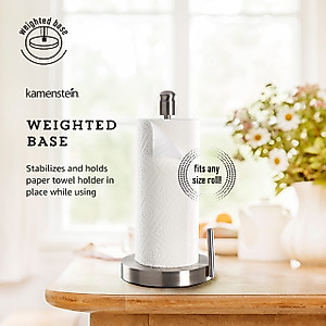 Kamenstein Perfect Tear Paper Towel Holder, 13-inch, Silver 2