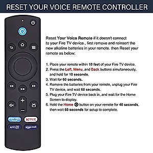 MYHGRC L5B83G Voice Remote Control (3rd gen) Replace for Amazon Fire TV Stick (2nd Gen, 3rd Gen, Lite, 4K), Fire TV Cube (1st Gen and Later) and Fire TV (3rd Gen), with TV Control