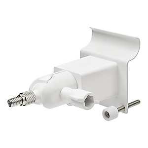 Holicfun Vinyl Siding Mount, No-Drill Adjustable Siding Clip for Security Cameras and Solar Panels, Compatible with Ring, Blink, Arlo, Eufy, Wyze, Google Nest, SimpliSafe, and More - White