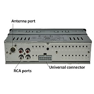 Polarlander Car Radio Audio USB Port SD Card Slot Player Receiver Bluetooth Hands-Free with Remote