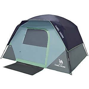 CAMEL CROWN Camping Tents 2/4/6 Person Waterproof Quick Easy Setup Folding Outdoor Backpacking Tents Family Hiking