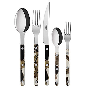 Sabre Bistrot Dune Black 5-Piece Place Setting