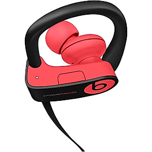 Beats by Dr. Powerbeats3 Wireless In-Ear Headphone W/MKK Car Adapter (Renewed) (Siren Red)