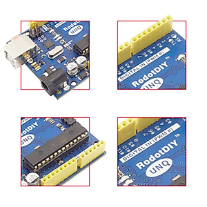 Super Starter Kit Based on Arduino UNO R3 with Tutorial and Controller Board Compatible with Arduino IDE, Includes Relay Wireless Radio Frequency Remote Control Switch Transmitter and Receiver kit
