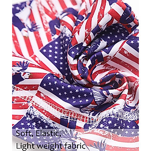 Sweat Wicking Skull Beanie Helmet Liner Running Hat Cycling Caps Cooling Cap US Flags Skullcap Liners Fits Under Motorcycle Helmets for Men and Women (Patriotic Pack)