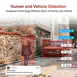 Hikvision IP Camera DS-2CD2183G2-I 2.8mm Lens Original 8MP AcuSense Vandal WDR Fixed Dome Network Camera IR Camera PoE H.265 Outdoor IP67 International English Version Work with Hik Connect APP