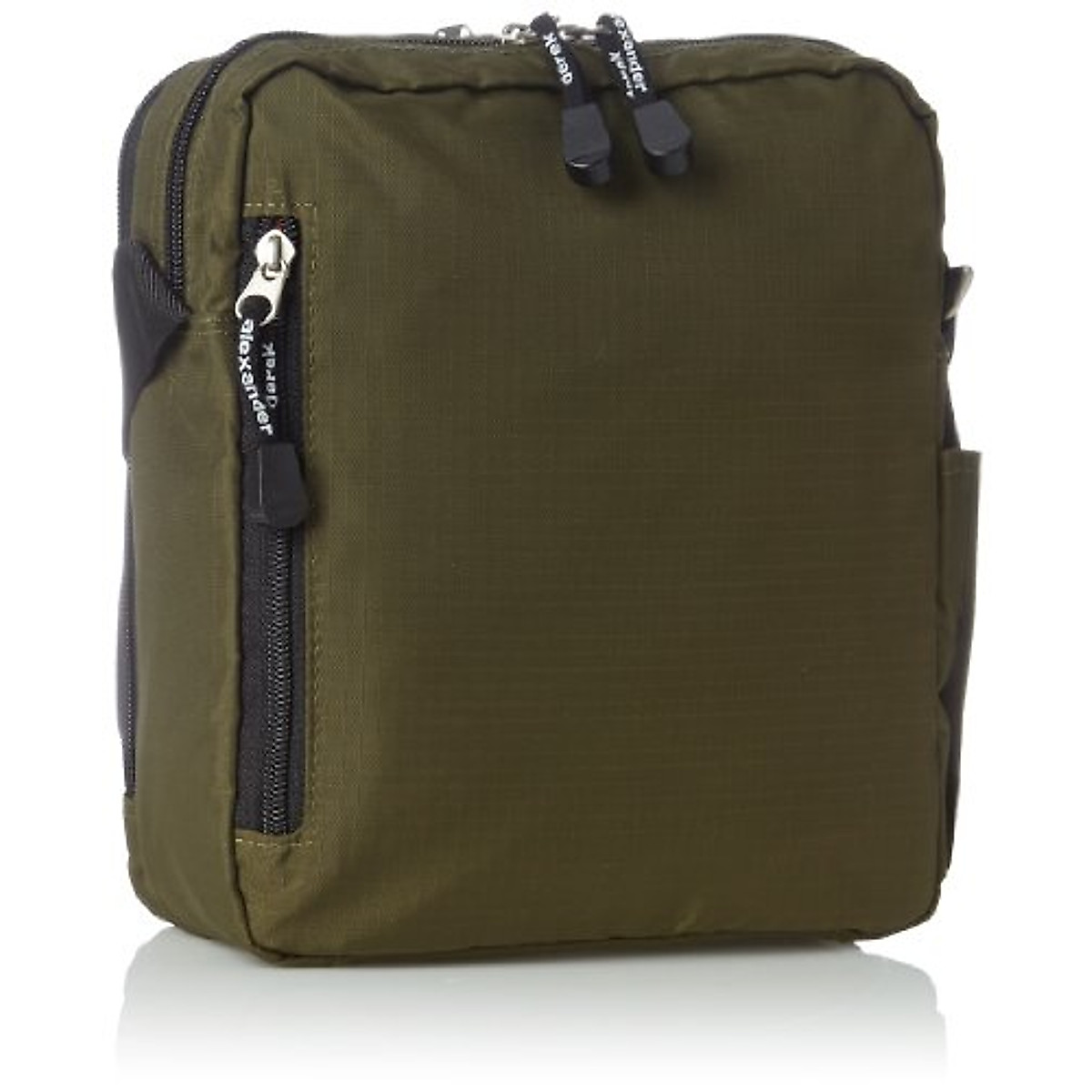 Derek Alexander Ns Top Zip Shoulder Bag, Olive, One Size