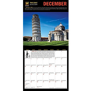 2023 History Channel This Day in History Wall Calendar: 365 Remarkable People, Extraordinary Events and Fascinating Facts (Hanging Monthly Photography Calendar & Gift)