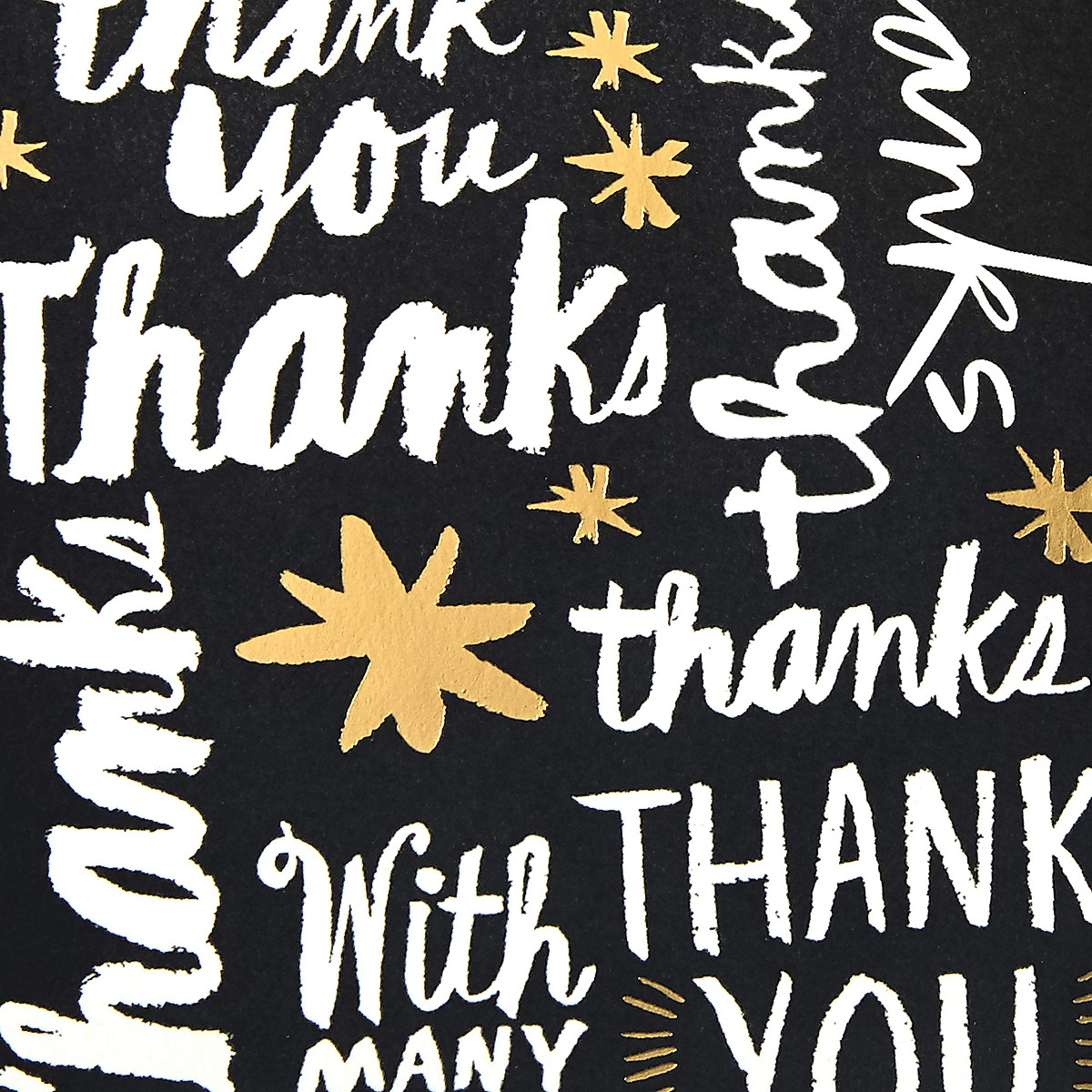 Hallmark Thank You Cards Assortment, Artistic Black and White (24 Cards with Envelopes for Baby Showers, Wedding, Bridal Showers, All Occasion)