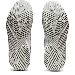 ASICS Women's Gel-Challenger 13 Tennis Shoes, 8.5, White/Pure Silver