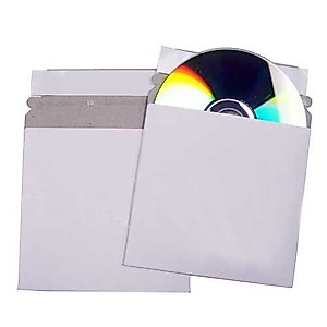 CD/DVD 6" Cardboard Case Mailer W/ Flap & Seal, 200pc