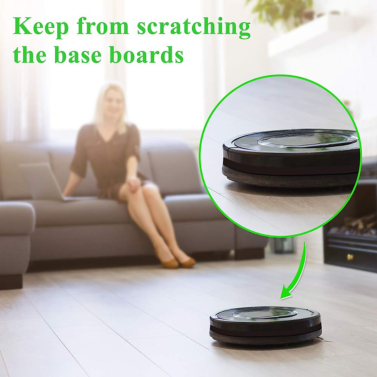 Felt Strips 10Pieces Pack 1x 6 Inches Self Adhesive Brown Furniture Felt Strips Anti Scratch Heavy Duty 5mm Thick Floor Protector for Rocking Chair for Hardwood Floor