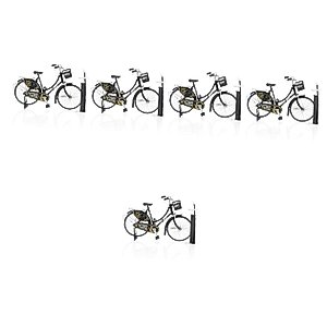 ARTIBETTER 5 Sets Bike Statues Miniature Bike Sculpture Vintage Ornaments Miniature Bike Ornament Models Bike Figurines Mini Bikes Vintage Bathroom Decor Metal Figurine Car Plaid Rubber Child