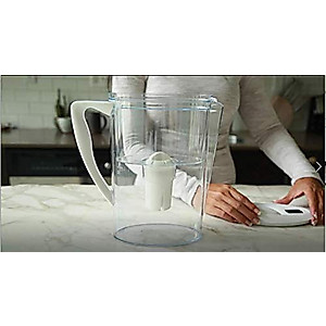 Fil₂R Reusable Replacement Water Filter Bundle with 5 Replacements Compatible with Brita and PUR Water Pitchers