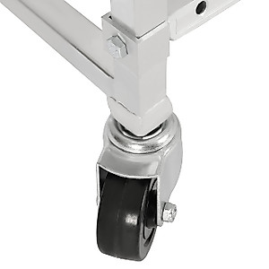 Kojem 6 Pcs 25-Tier Adjustable Screen Printing Rack Aluminum Drying Rack 25 Screen Capacity Paint Drying Rack