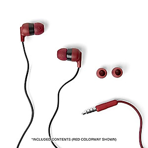 Skullcandy Ink'd+ In-Ear Wired Earbuds, Microphone, Works with Bluetooth Devices and Computers - Mod White (Discontinued by Manufacturer)